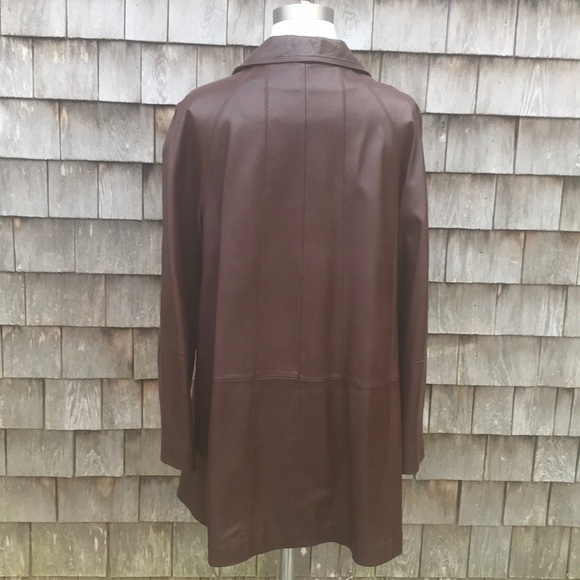 Centigrade | Jackets & Coats | Beautiful Centigrade Brown Leather Car ...